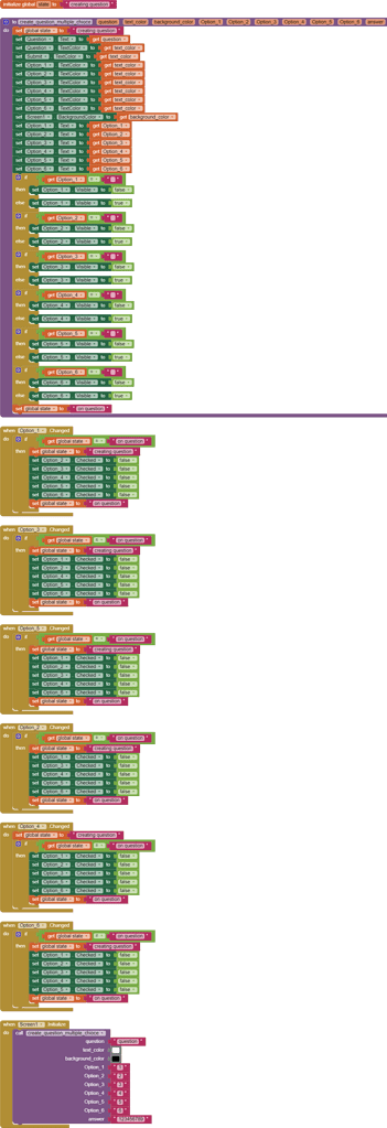 Problem with quiz app - MIT App Inventor Help - MIT App Inventor Community