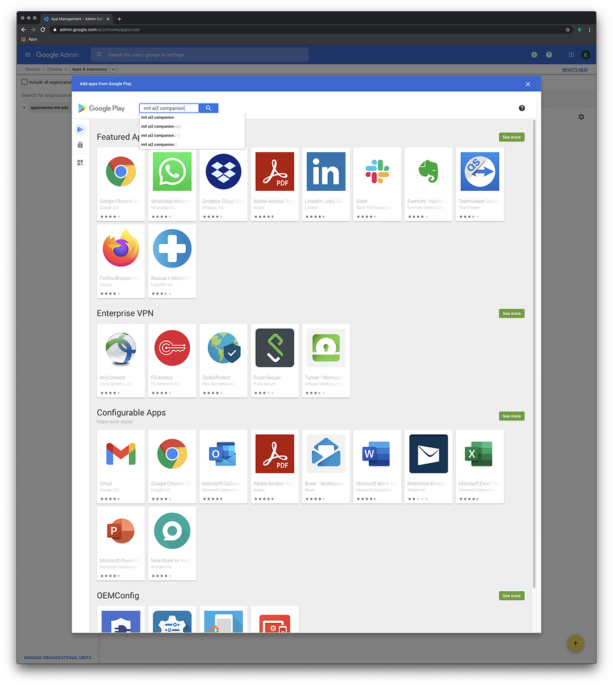 App Inventor Setup Software installation for Chromebook - MIT App ... App Inventor Setup Software installation for Chromebook - MIT App ...