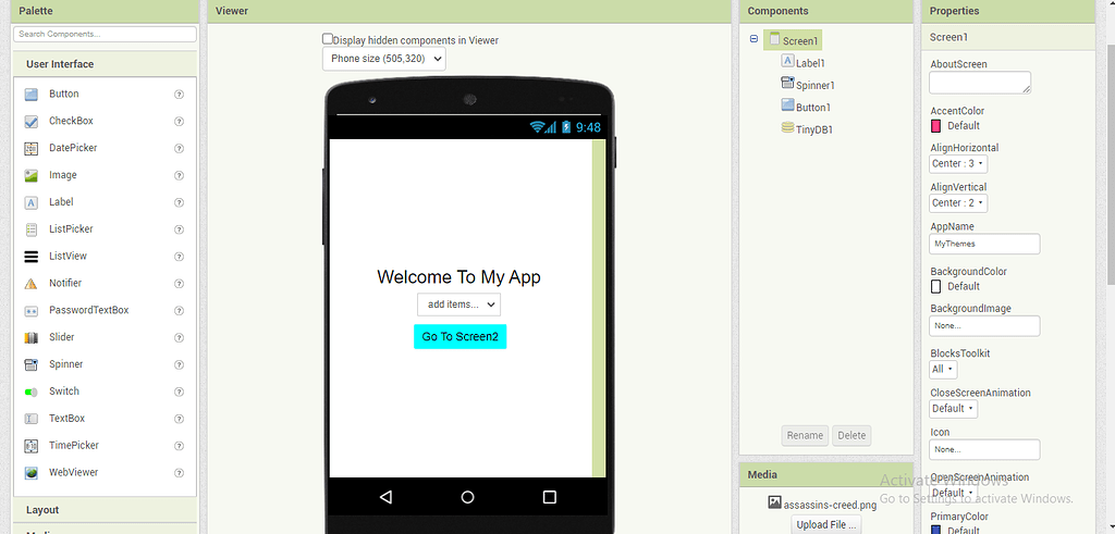 How to Create an App to Select Color Themes - Tutorials and Guides ...