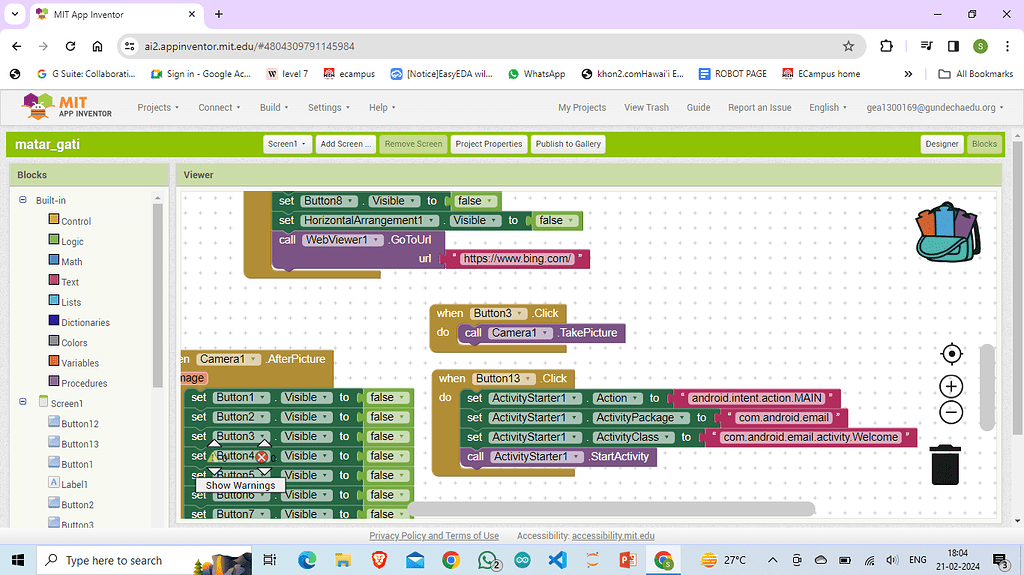 I have a issue with activity starter opening app - MIT App Inventor Help - MIT App Inventor ...