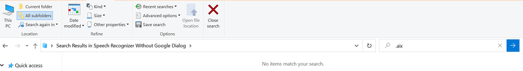 Can Anyone Make a Speech Recognizer Extension without google dialog - Extensions - MIT App ...