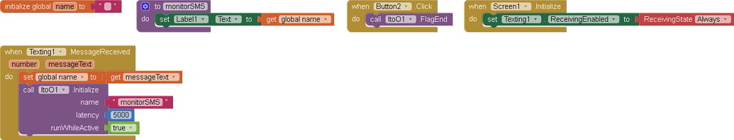 How do I use MIT app inventor's background task extension which helps ...