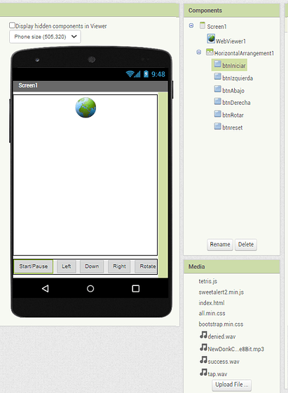 Tetris with JavaScript - App Showcase - MIT App Inventor Community