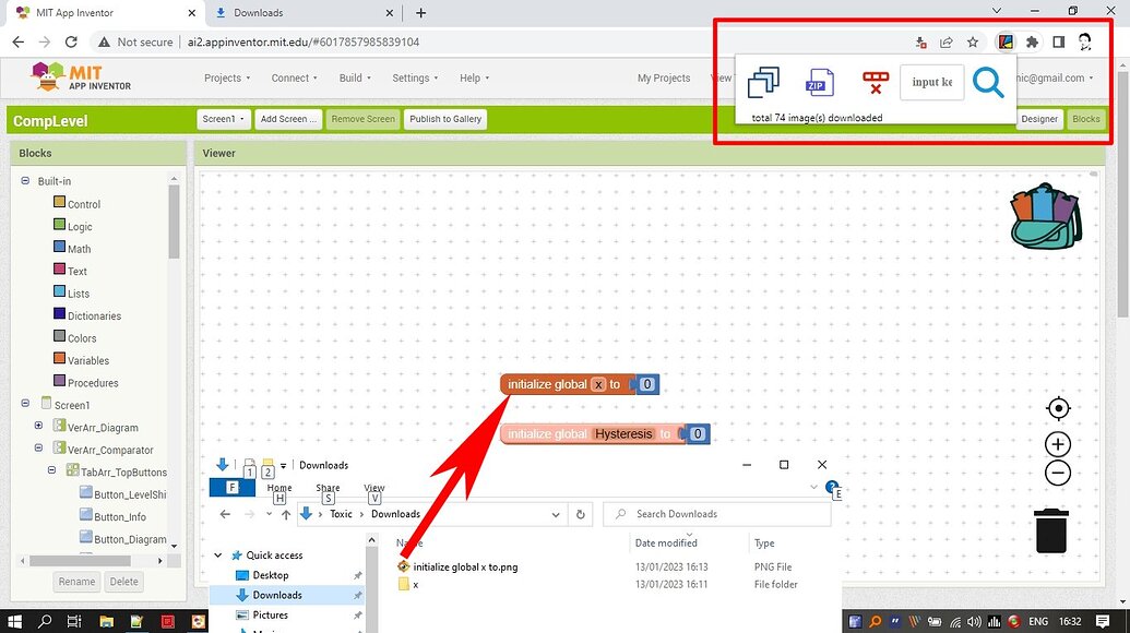 AI2Helper...aia cannot find downloaded zip-file - General Discussion ...
