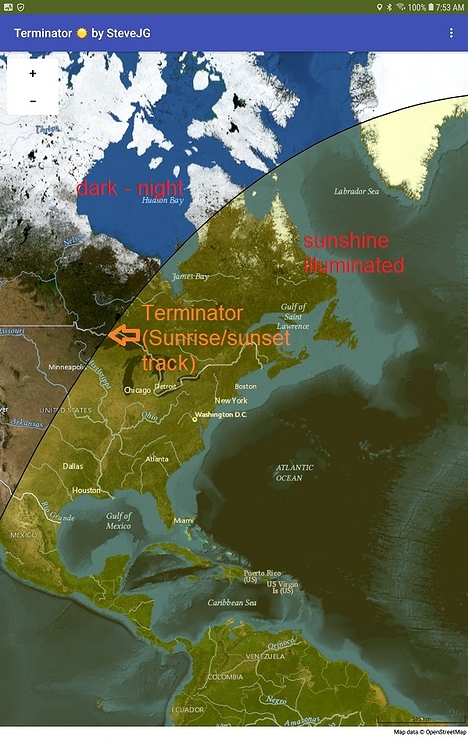 HOW TO: Plot Sunrise/Sunset line on a Map and learn how to use ...
