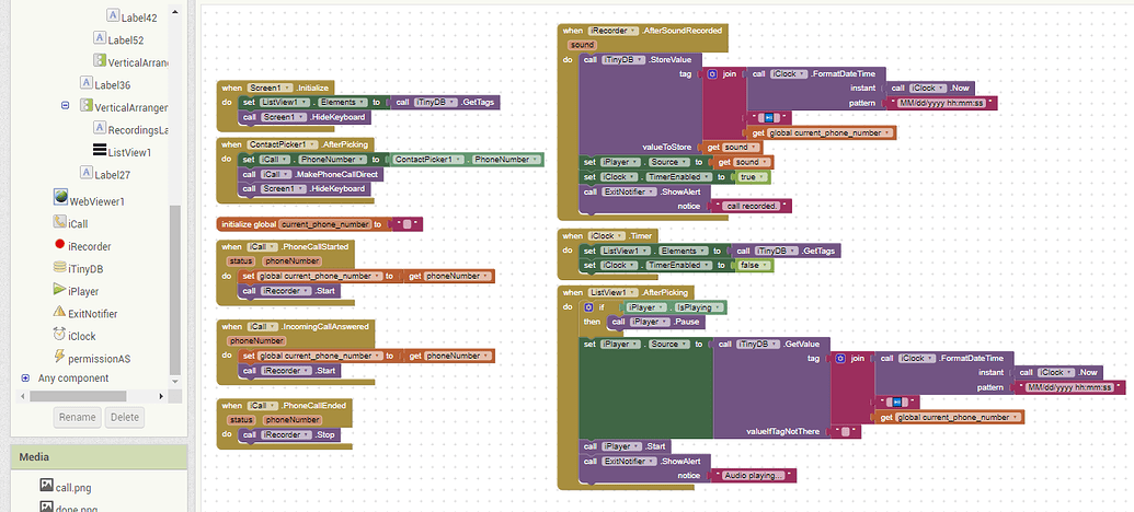 Sound/Conversation Record During Phone Call (Both-side) - MIT App ...