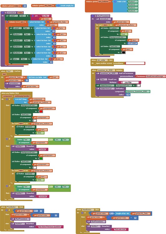 Help With Sequence Of Questions On Quizz App Mit App Inventor Help