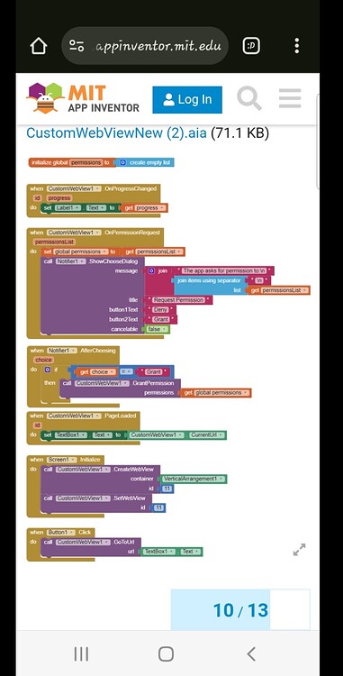 Adding Camera And Microphone Permission In Web View Extra Extension