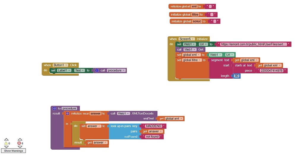XML LookUp Problem - MIT App Inventor Help - MIT App Inventor Community
