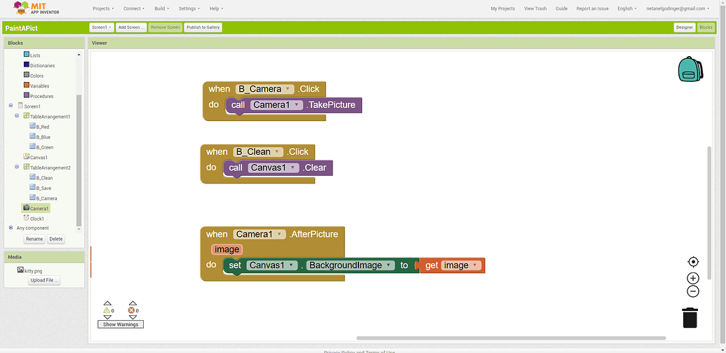 Taking a picture in a certain time - MIT App Inventor Help - MIT App ...