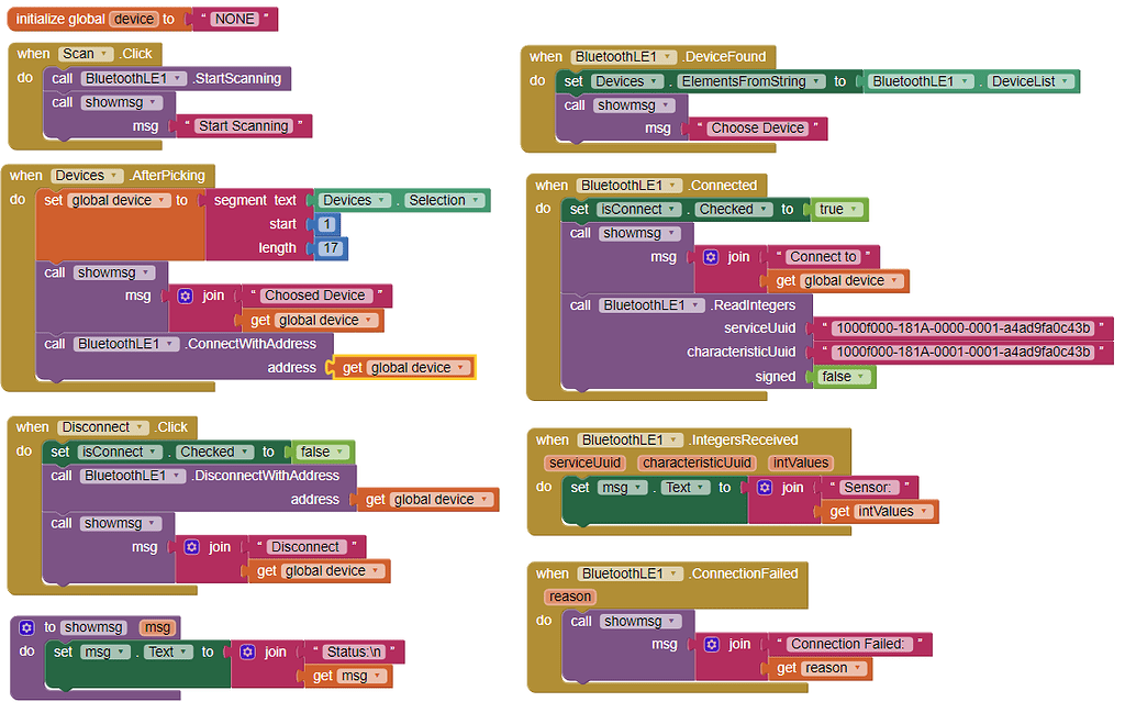 BluetoothLE don't complete the connection with Arduino nano 33 BLE ...