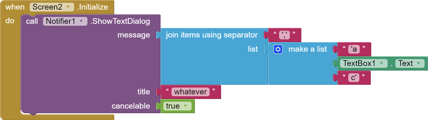 What is the return value of an empty textbox Text? - MIT App Inventor ...