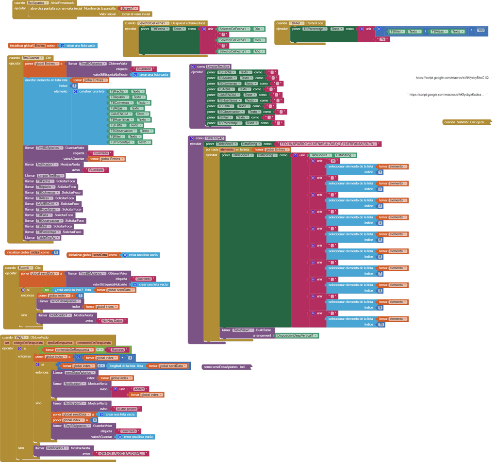 Ayuda, tinyDB a Spreadsheets - MIT App Inventor Help - MIT App Inventor Community