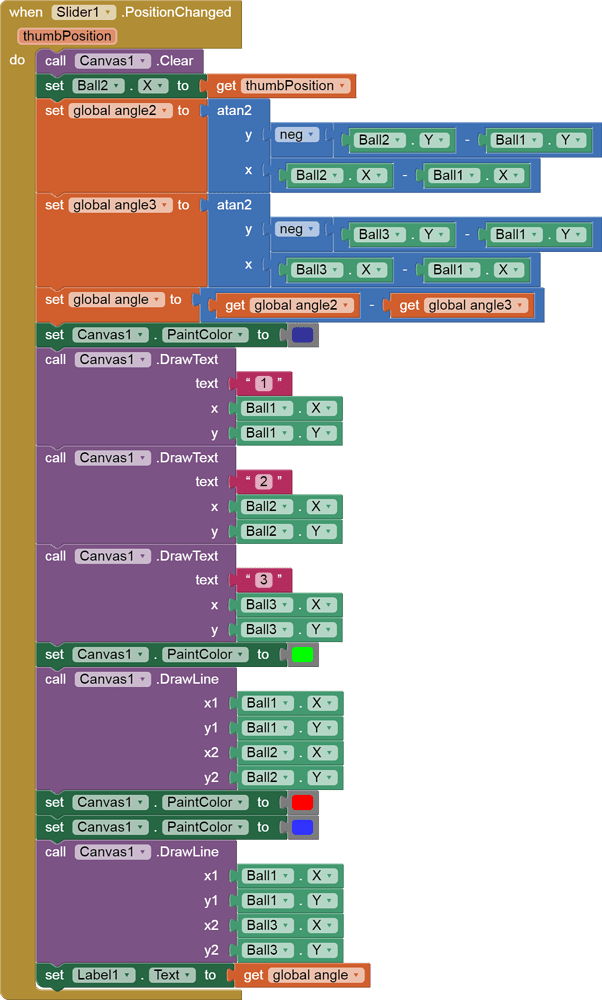 Issue to find angle - MIT App Inventor Help - MIT App Inventor Community Issue to find angle - MIT App Inventor Help - MIT App Inventor Community