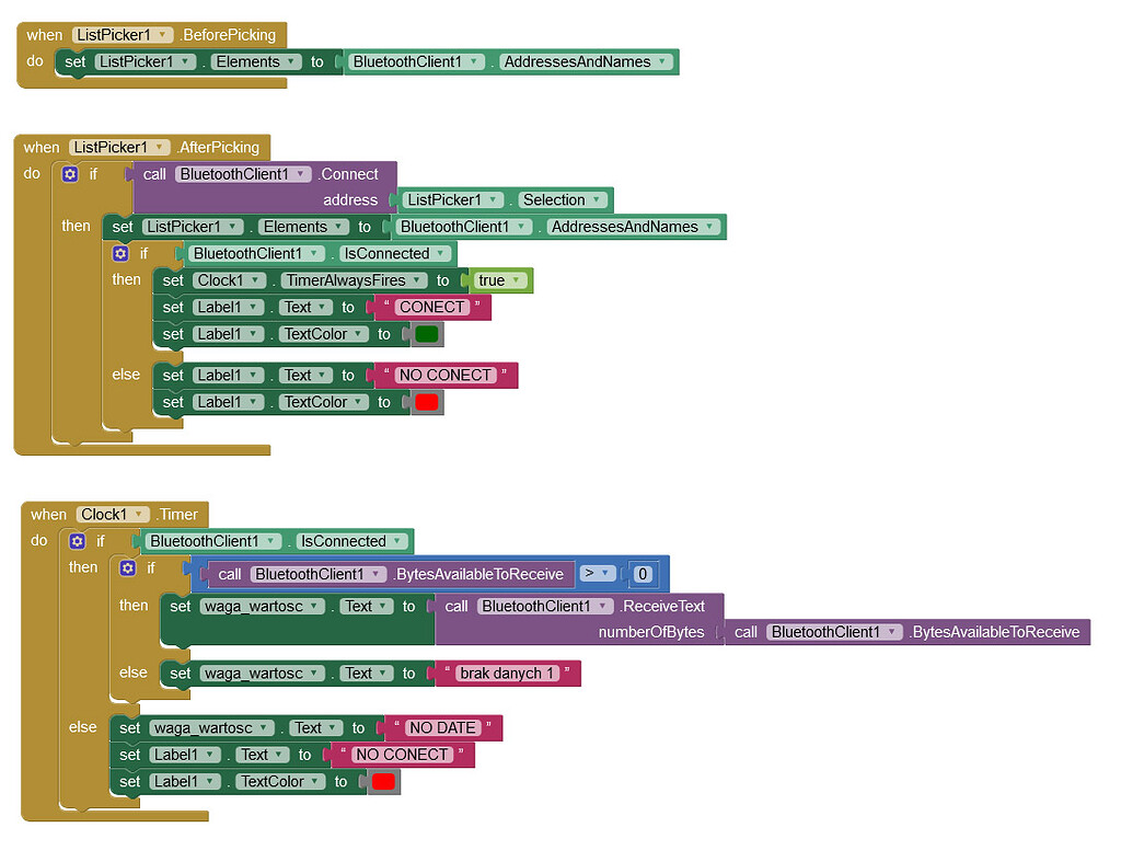 Problem With Connecting The Scale To Bluetooth Mit App Inventor Help Mit App Inventor Community
