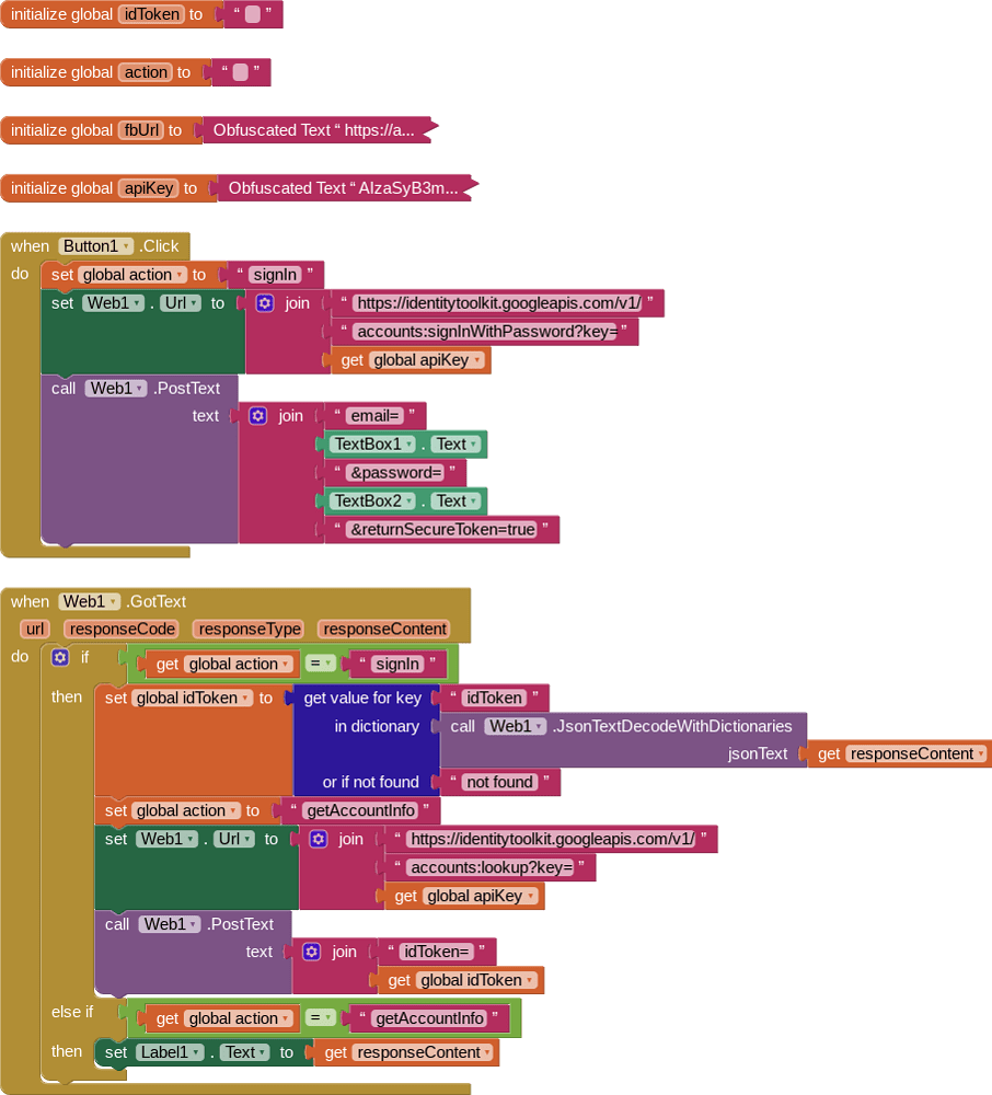 Firebase Authentication "Incorrect Password" - MIT App Inventor Help - MIT App Inventor Community