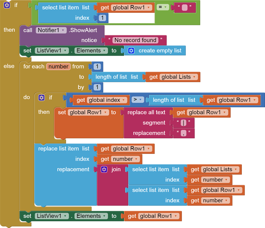 How Do I Handle Error When More Than One Record Found Mit App Inventor Help Mit App 