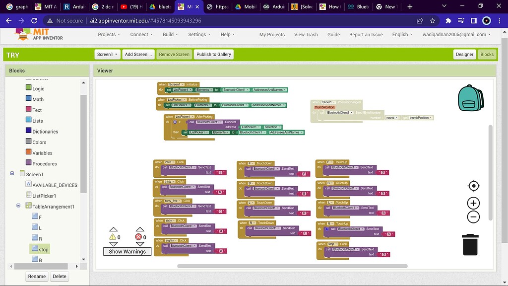 Touchdown and Touchup buttons not functioning properly - MIT App ...