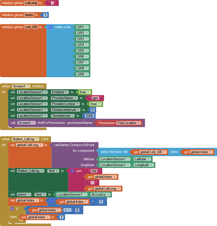 Golf app accuracy off but - MIT App Inventor Help - MIT App Inventor ...