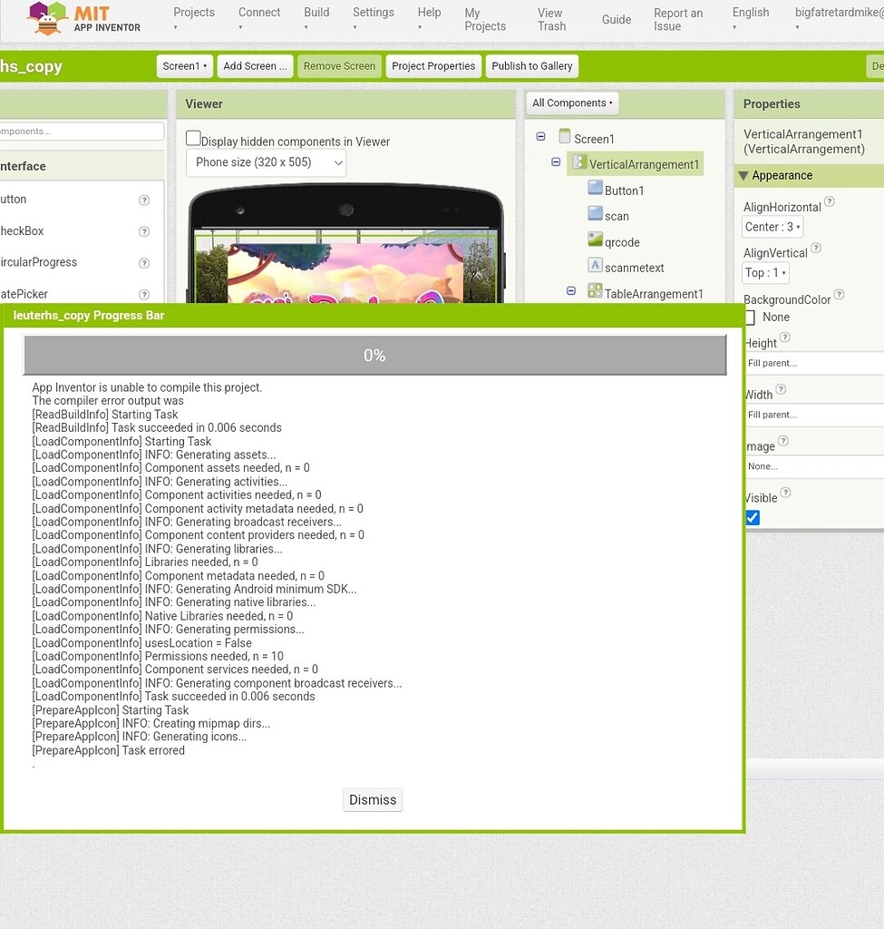 I can't build my old projects into an apk, Generating icons, task errored - Bugs and Other ...