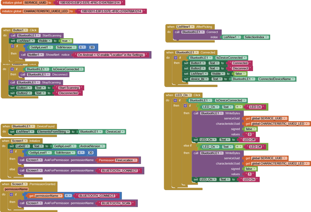Connecting through Bluetooth BLE - MIT App Inventor Help - MIT App ...