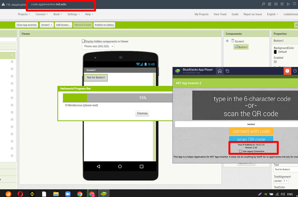 Mit Ai2 Companion Not Workingonline Even Offline Mit App Inventor Help Mit App Inventor