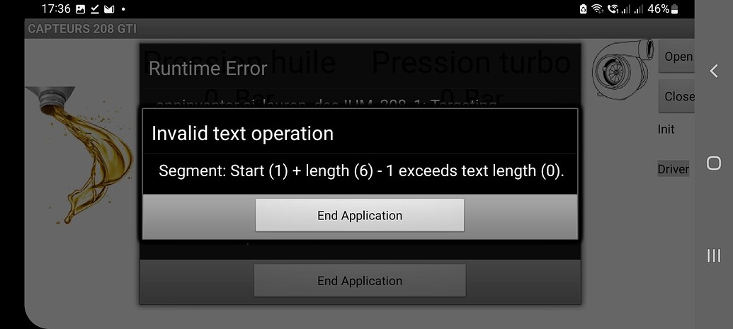 Getting Runtime Error When Trying To Use Serial To Communicate To Arduino Mit App Inventor