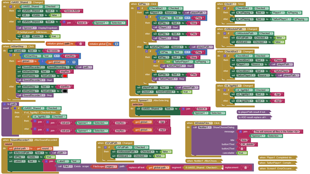How to use the SoundRecorder & Player component and avoid problems/bugs ...