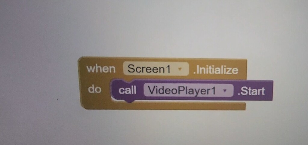 I want to make it so opening my app plays a vid - MIT App Inventor Help ...