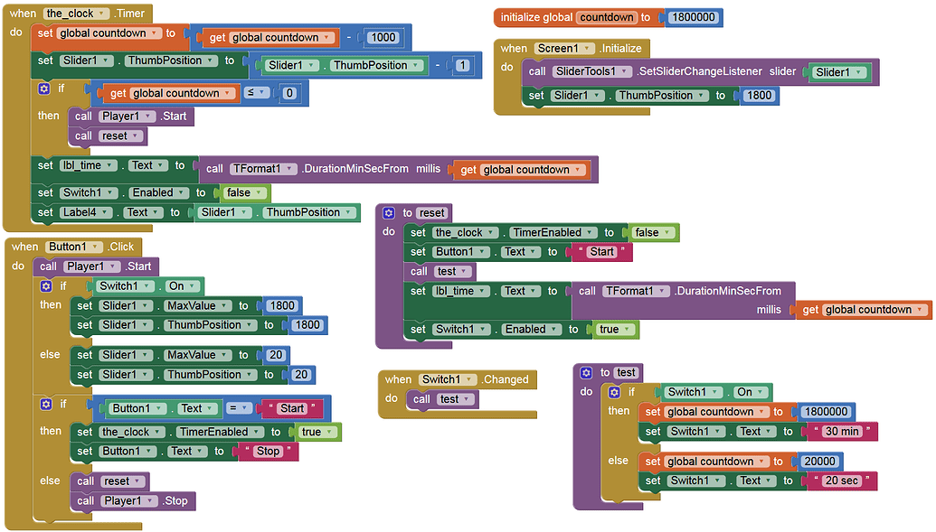 Countdown slider - MIT App Inventor Help - MIT App Inventor Community