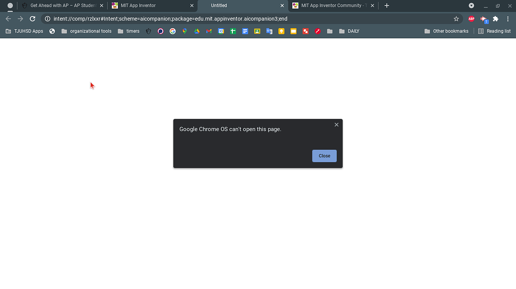 MIT App Inventor Companion App Cannot open sometimes - Bugs and Other ...
