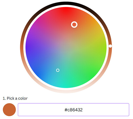 Bidirectional control of color wheel and sliders - MIT App Inventor ...
