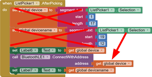 Bluetooth BLE readbyte blocks code - MIT App Inventor Help - MIT App ...