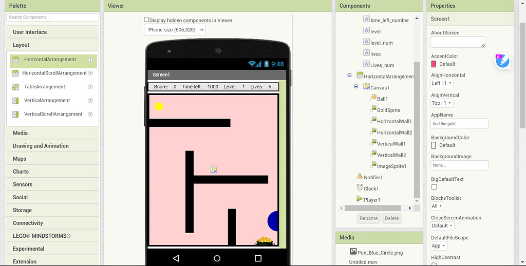 Hi guys, how do i add joystick to move this yellow ball? - MIT App ...