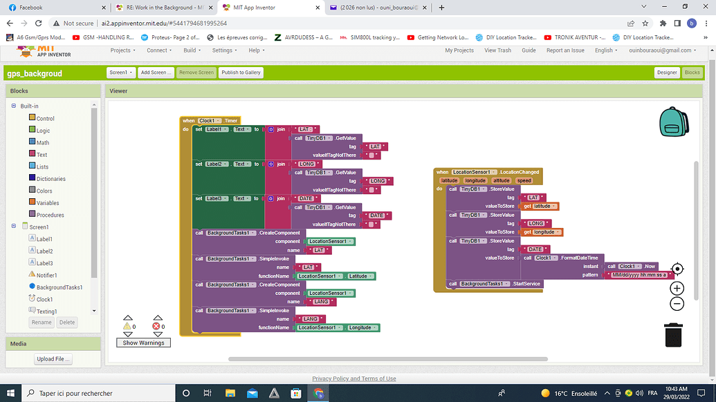 Backgroud tasks - MIT App Inventor Help - MIT App Inventor Community