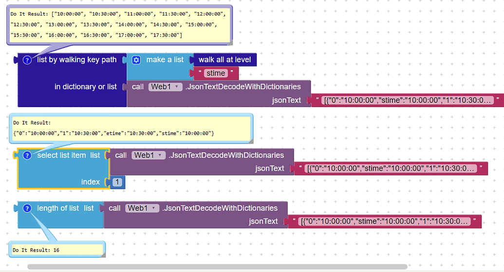 Help in dealing with json data - MIT App Inventor Help - MIT App ...
