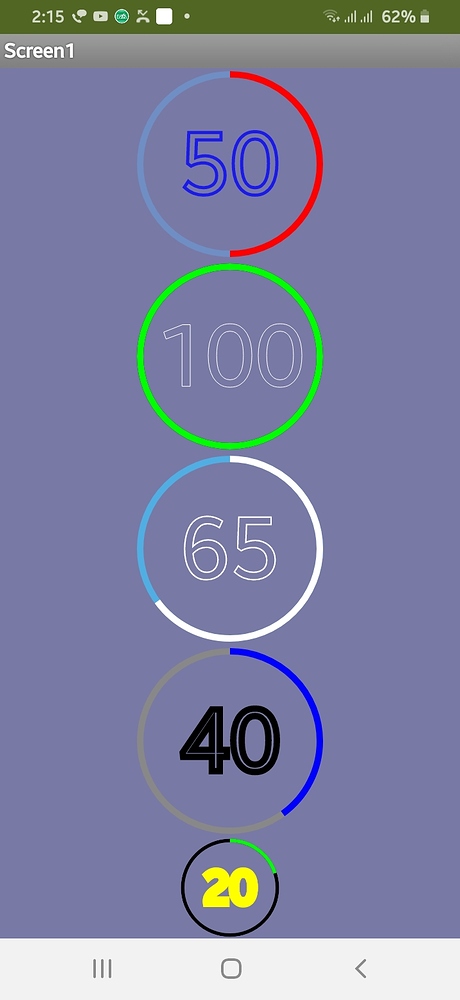 Circle Progress Bar extension - Extensions - MIT App Inventor Community