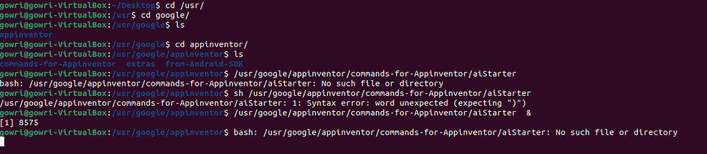 Setting Up Emulator In Linux Mit App Inventor Help Mit App Inventor