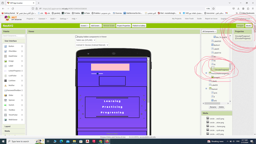 Circularprogress - Bugs and Other Issues - MIT App Inventor Community