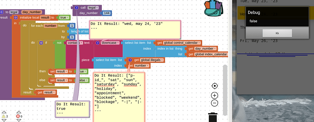 Different results debugging - General Discussion - MIT App Inventor Community