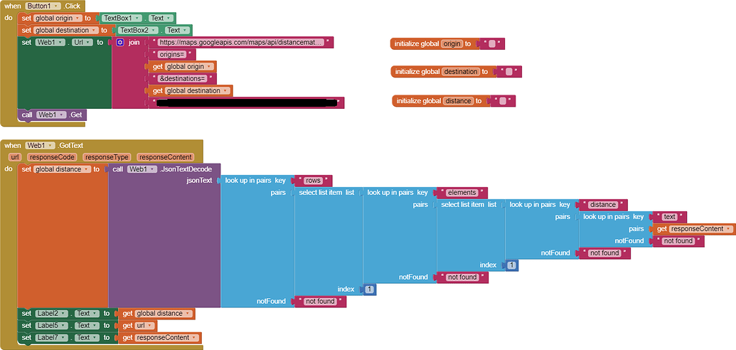 How do you calculate the driving distance between two locations or ...