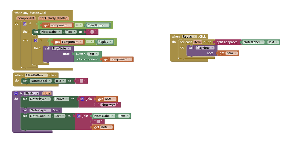 I made a piano app (and want to play back a List of saved note sound ...