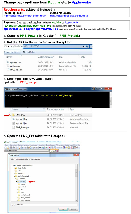 How do you change package name in ai2 sources? - Open Source Development - MIT App Inventor ...