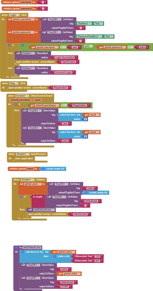 Multiple User Login - MIT App Inventor Help - MIT App Inventor Community