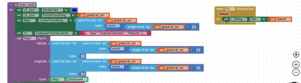 FeatureCollection of points without info of title or description on AI2 ...