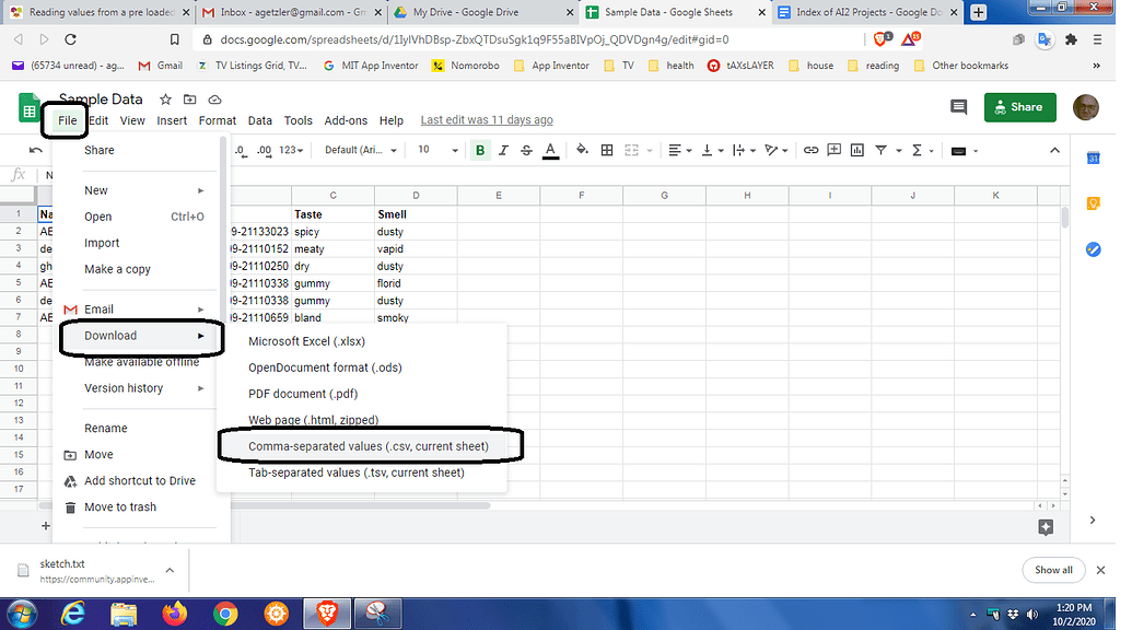 Reading Values From A Pre Loaded Excel File MIT App Inventor Help Reading Values From A Pre Loaded Excel File MIT App Inventor Help