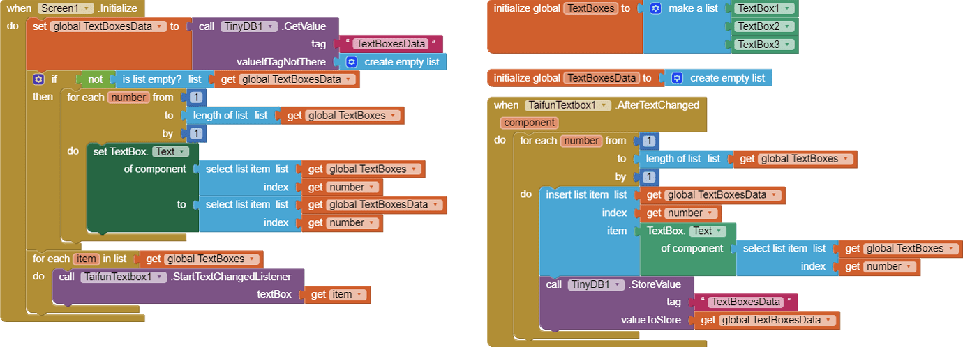 Help Saving Text With Tinydb Mit App Inventor Help Mit App Inventor Community
