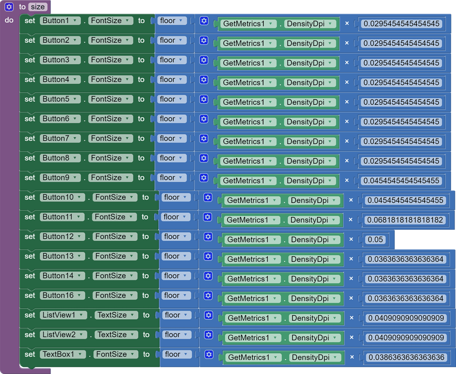 How Do I Scale Font Size To Fit Different Screens Sizes MIT App