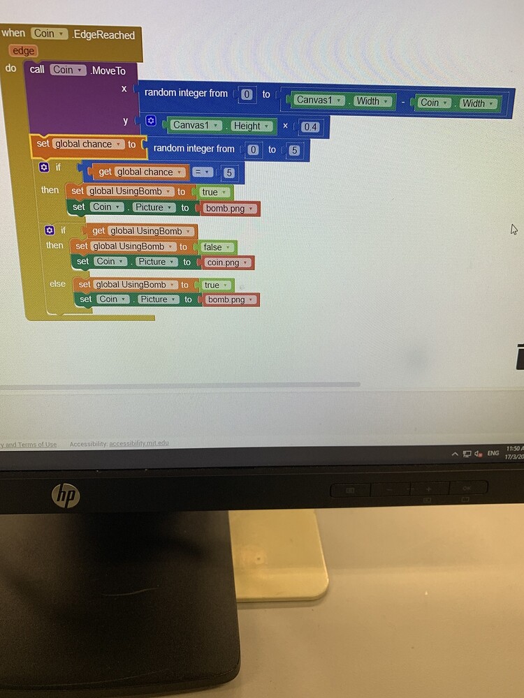How do I create probability of chances in the Dolphin Game? - MIT App ...