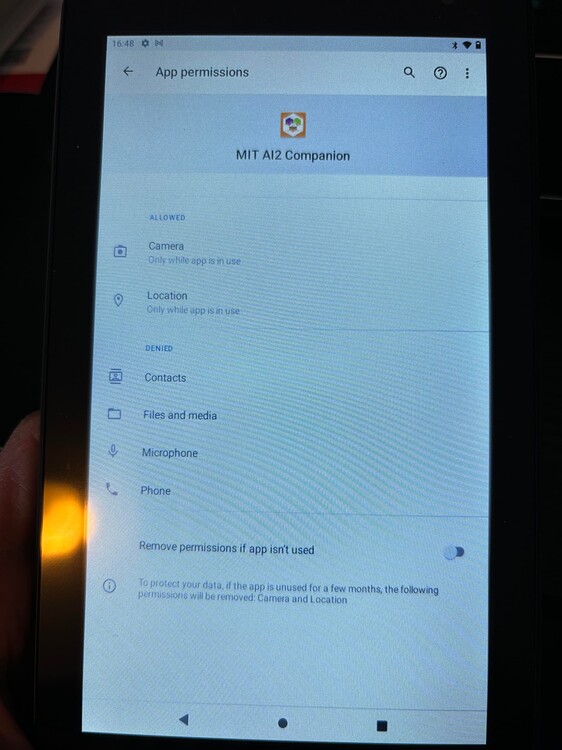 Error 908 The Permission Bluetoothconnect Has Been Denied Android 11 Mit App Inventor Help 